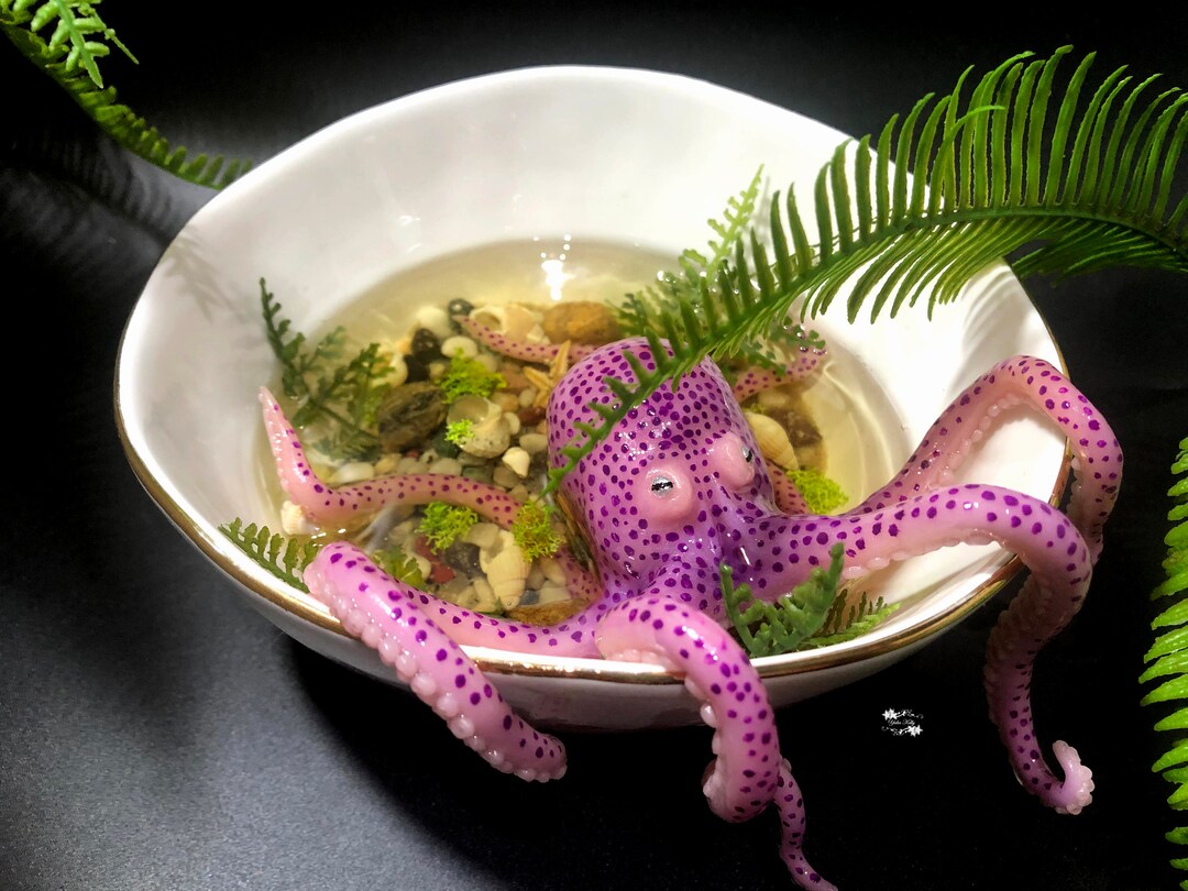 Handmade Polymer Clay Octopus, Octopus Home Decor, Octopus Polymer Clay ...