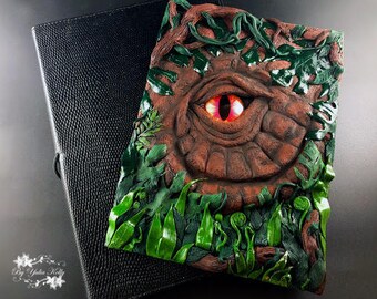 Polymer Clay Cover, Notebook Cover, Journal Cover, Polymer Clay Journal ...