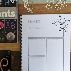 Periodic Table Notebook, Middle School Chemistry, Homeschool Chemistry ...