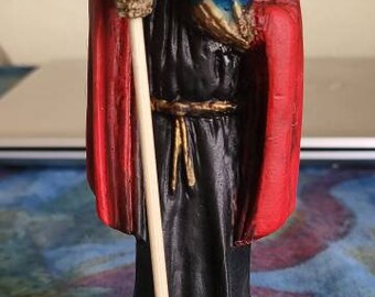 7 Inch Multicolored Santa Muerte/holy Death Lamp With | Etsy