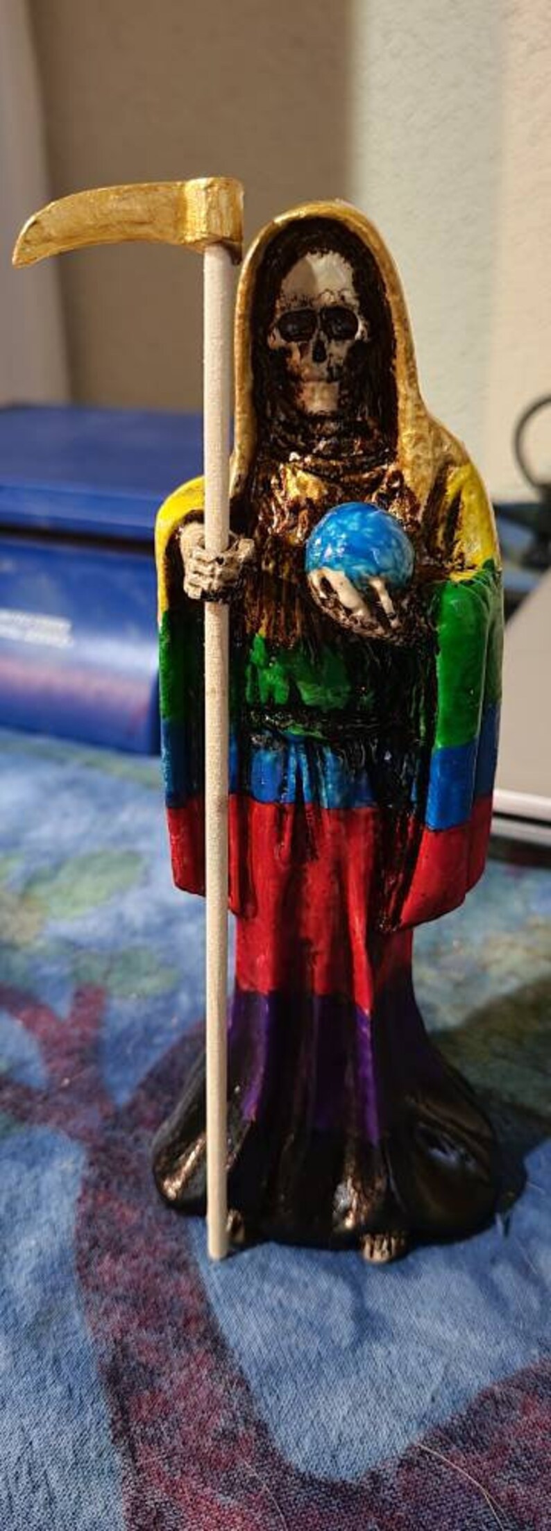 6 Inch Santa Muerte/holy Death Statues - Etsy