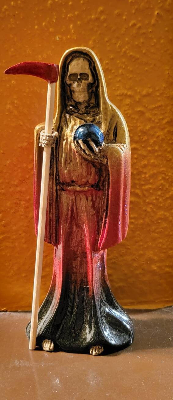 6 Inch Santa Muerte/holy Death Statues - Etsy