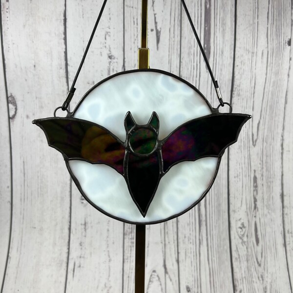 Bat Stained Glass - Etsy