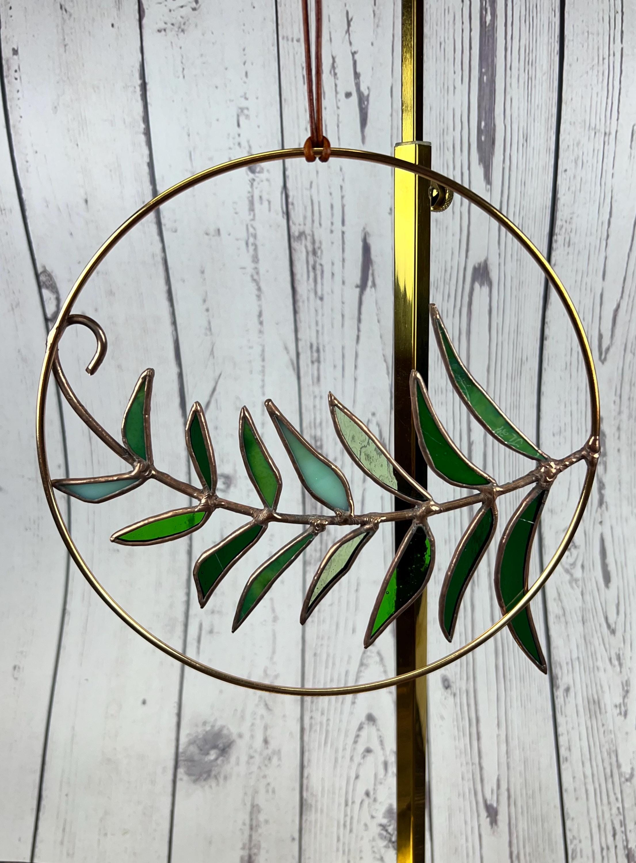 Stained Glass Fern Suncatcher - Etsy