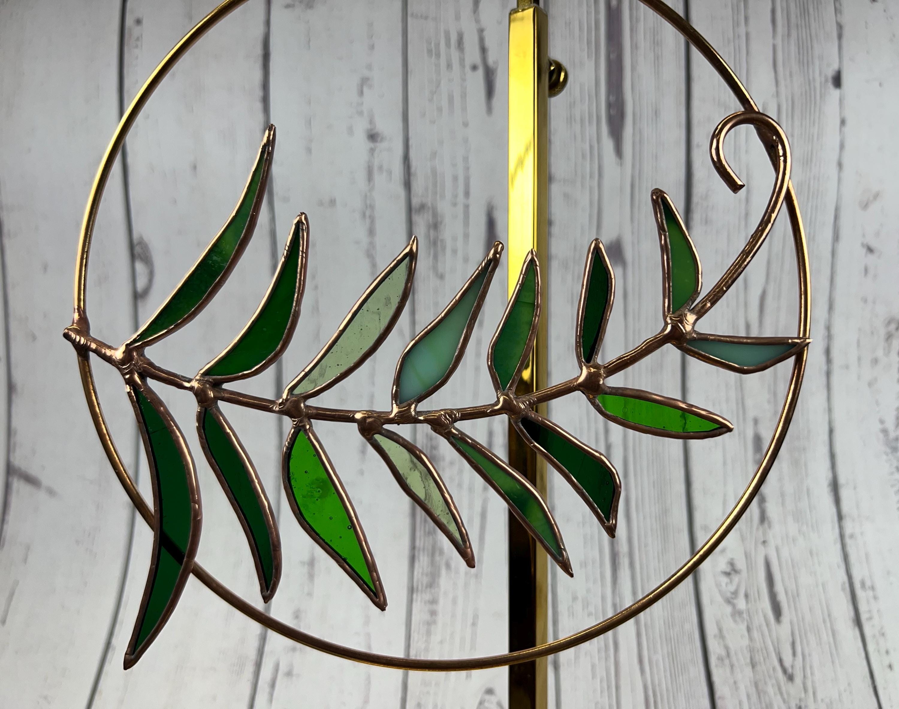 Stained Glass Fern Suncatcher - Etsy