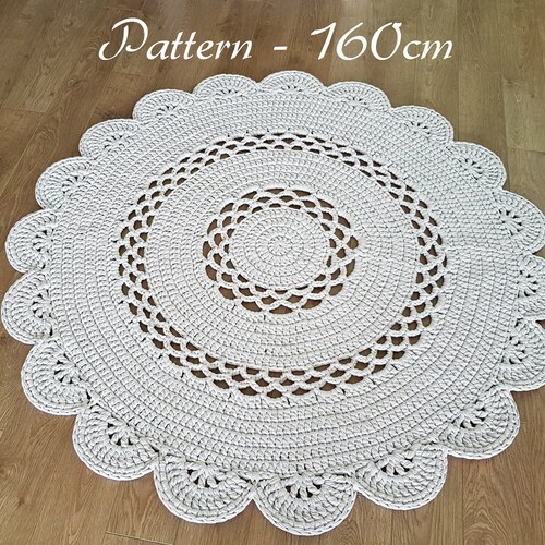 Oval Rug Crochet Pattern - Etsy