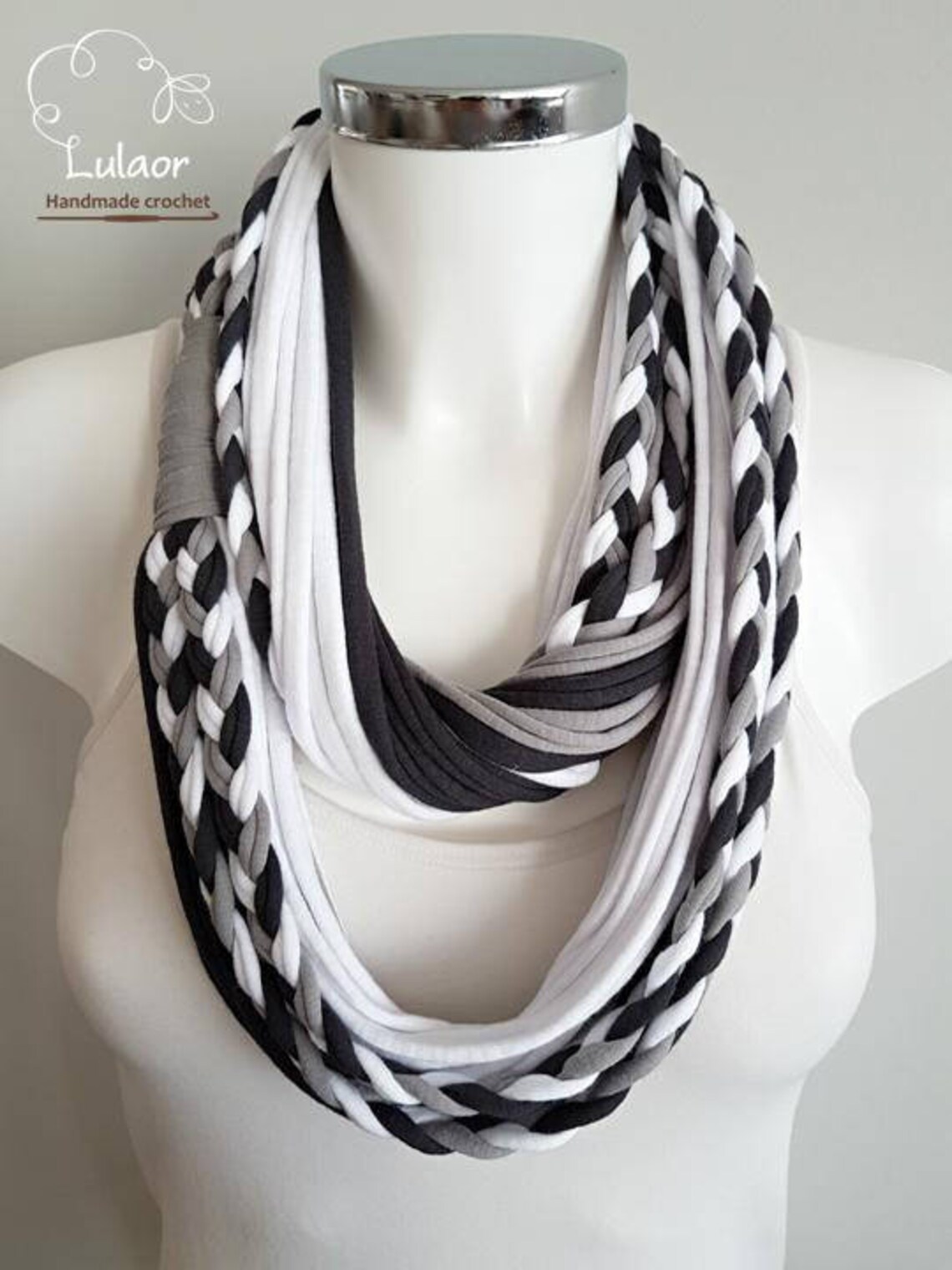 T Shirt Scarf T Shirt Infinity Scarf Loop Scarf Fabric - Etsy Israel