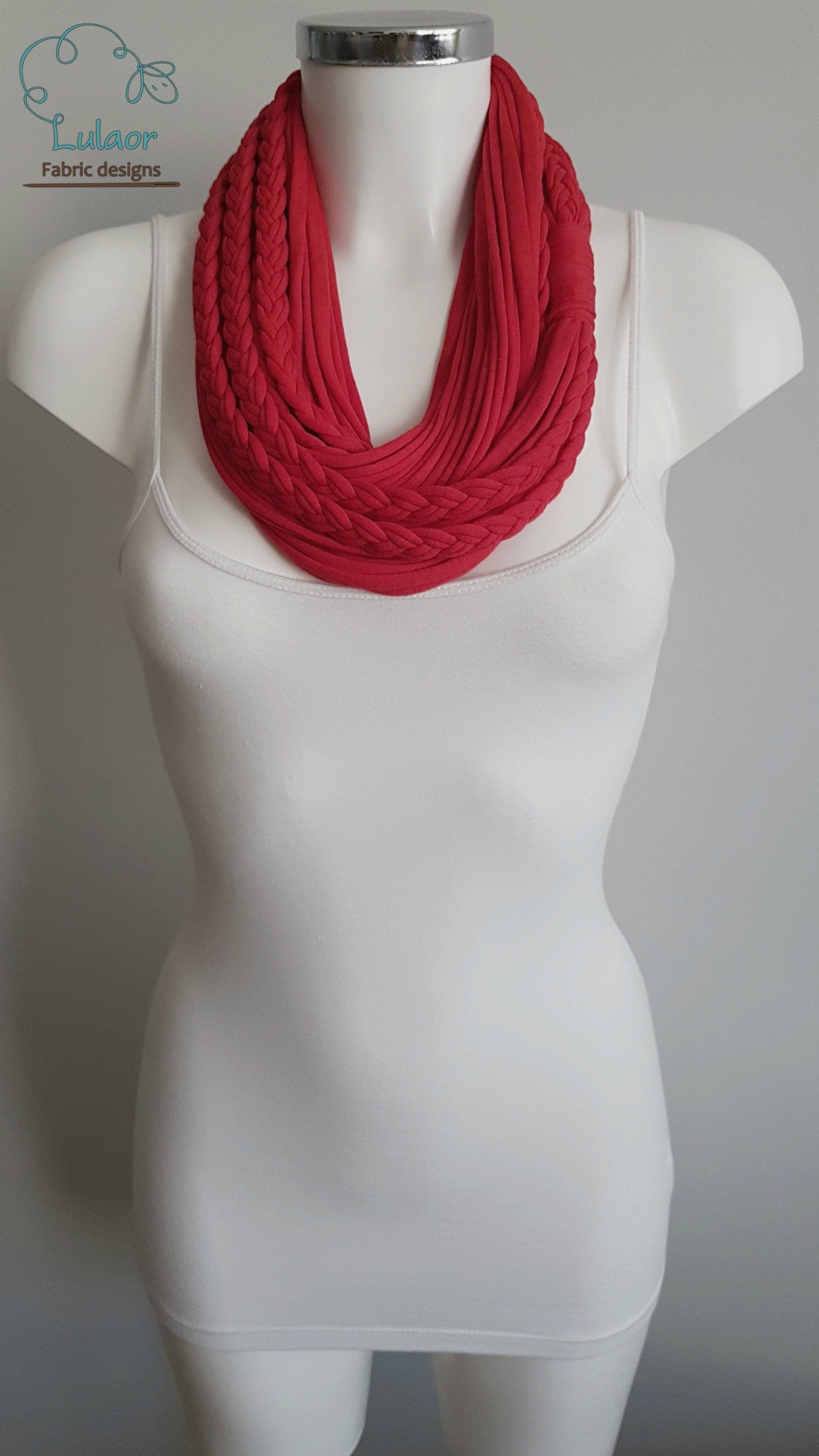 T shirt scarf t shirt infinity scarf loop scarf fabric | Etsy