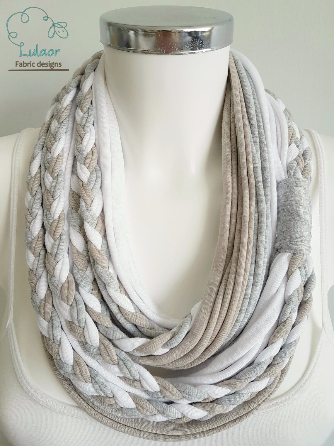 T Shirt Scarf T Shirt Infinity Scarf Loop Scarf Fabric - Etsy Israel