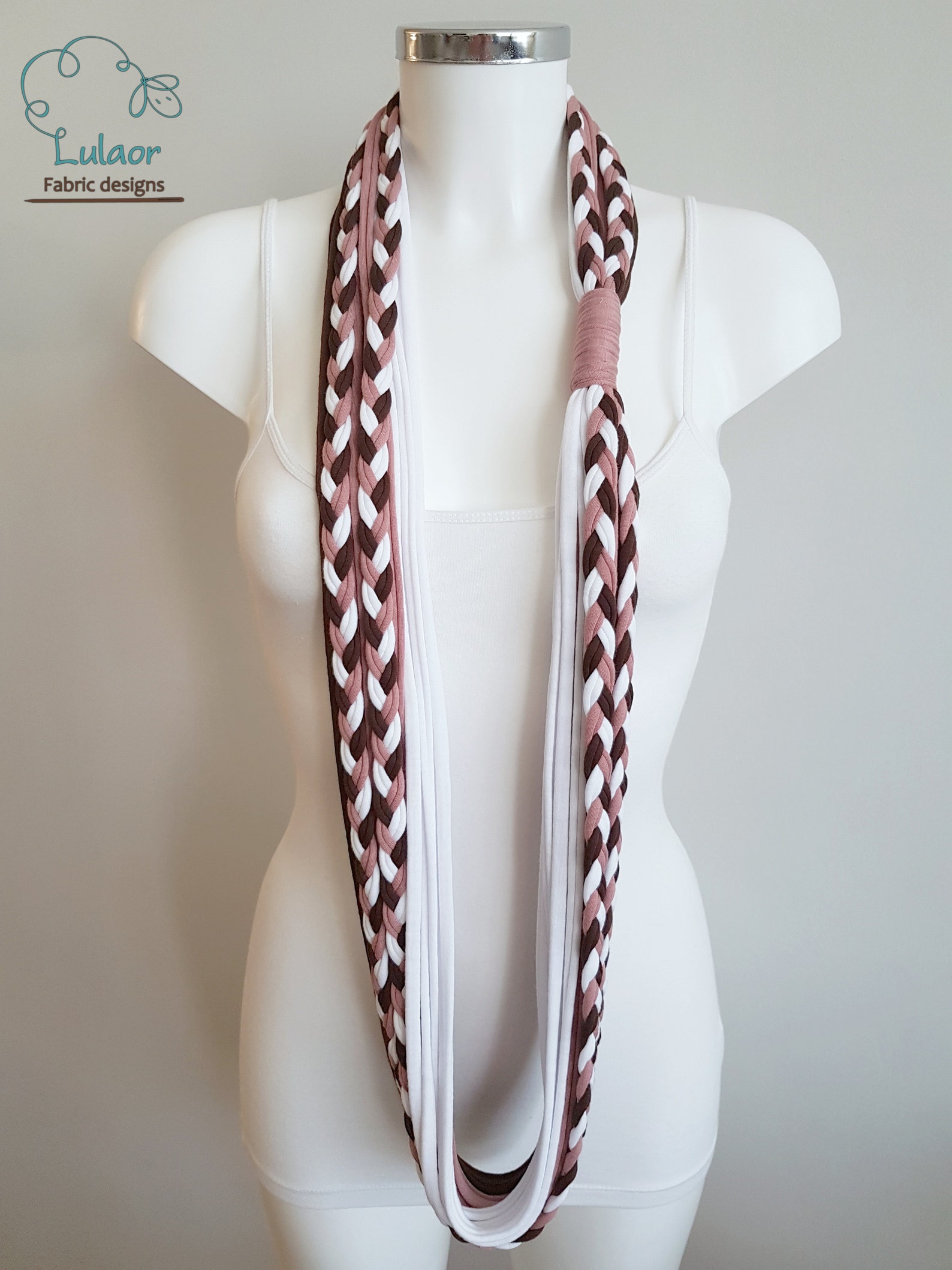 T shirt scarf infinity scarf loop scarf fabric scarf | Etsy