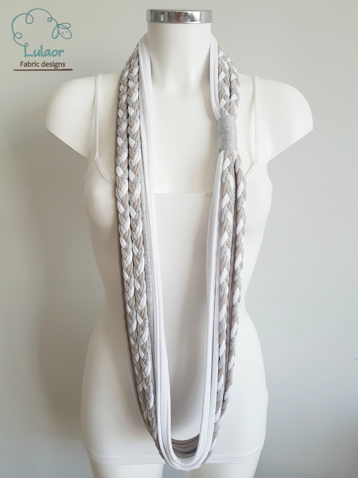 T Shirt Scarf T Shirt Infinity Scarf Loop Scarf Fabric - Etsy Israel