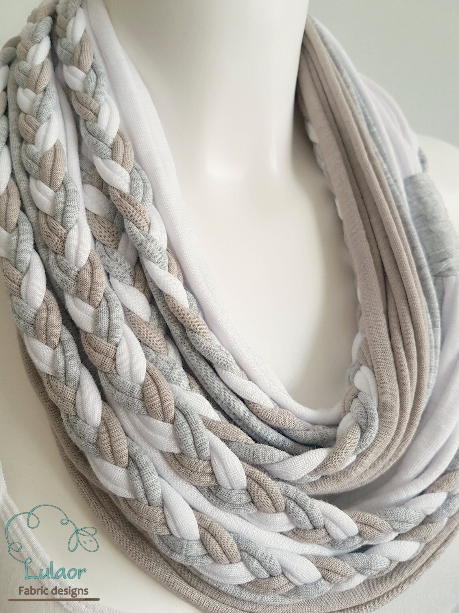 T Shirt Scarf T Shirt Infinity Scarf Loop Scarf Fabric - Etsy Israel