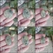 Grooved Cabochon, Prehnite Grooved Stone, Brass Framed Stones for ...