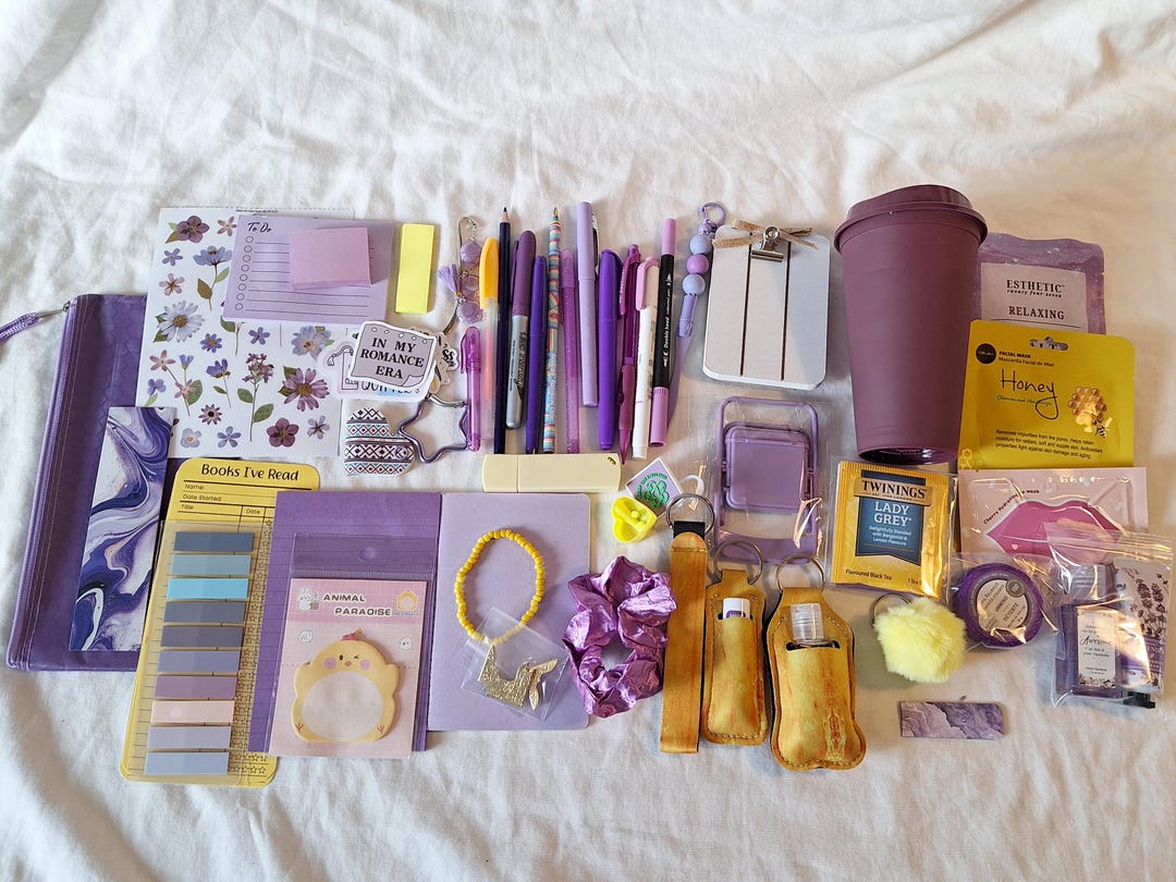 50 Item Mystery Bundle Full of Stationery, Selfcare, Keychains and Fun ...