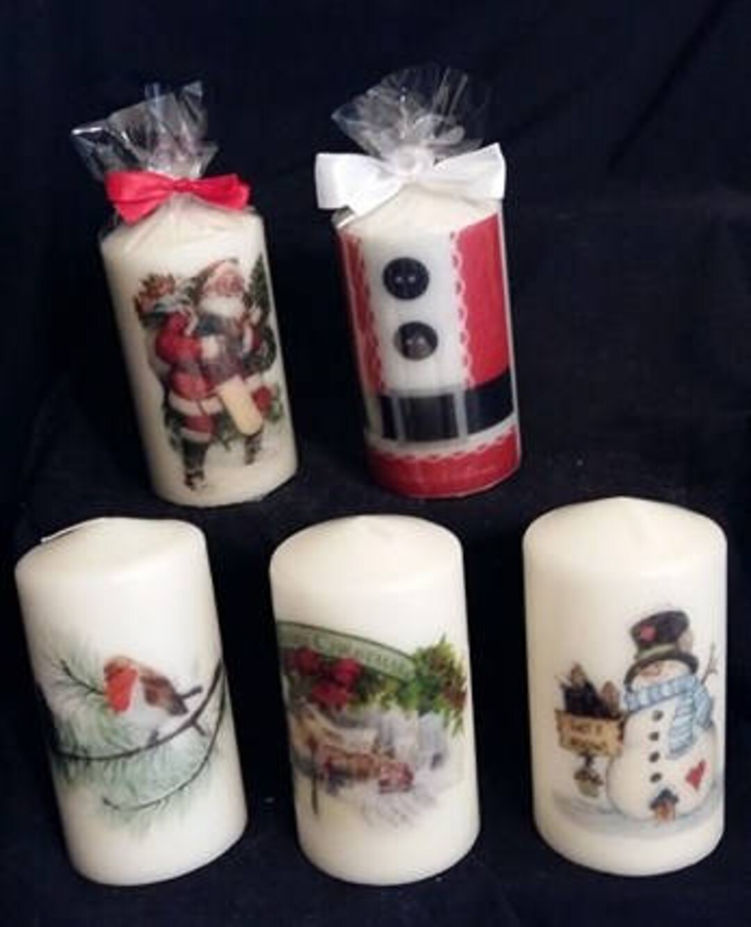 ONE Traditional Christmas Candle - Etsy UK