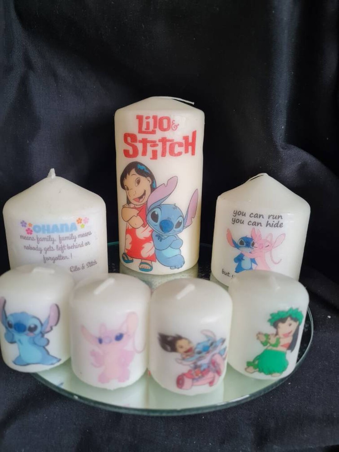 Lilo and Stitch Candle Set - Etsy UK