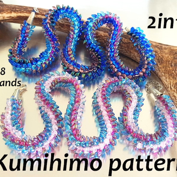 Kumihimo Patterns and Tutorials - Etsy