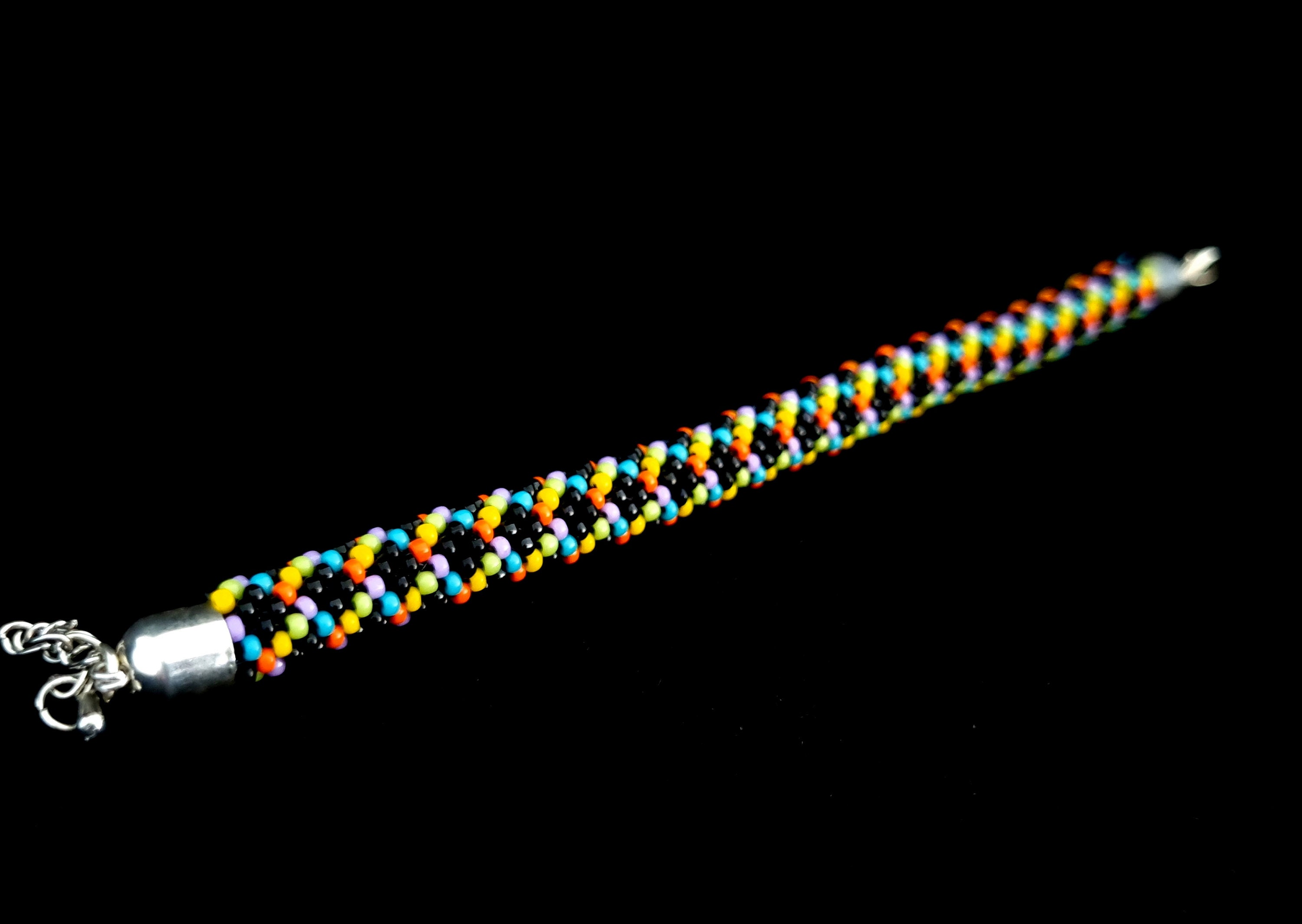 Kumihimo Beaded Bracelet Pattern and Tutorial 16 Strand PDF Instant ...