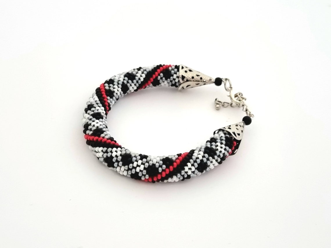 20 Strand Beaded Kumihimo Pattern Tutorial PDF Instant Download Black ...
