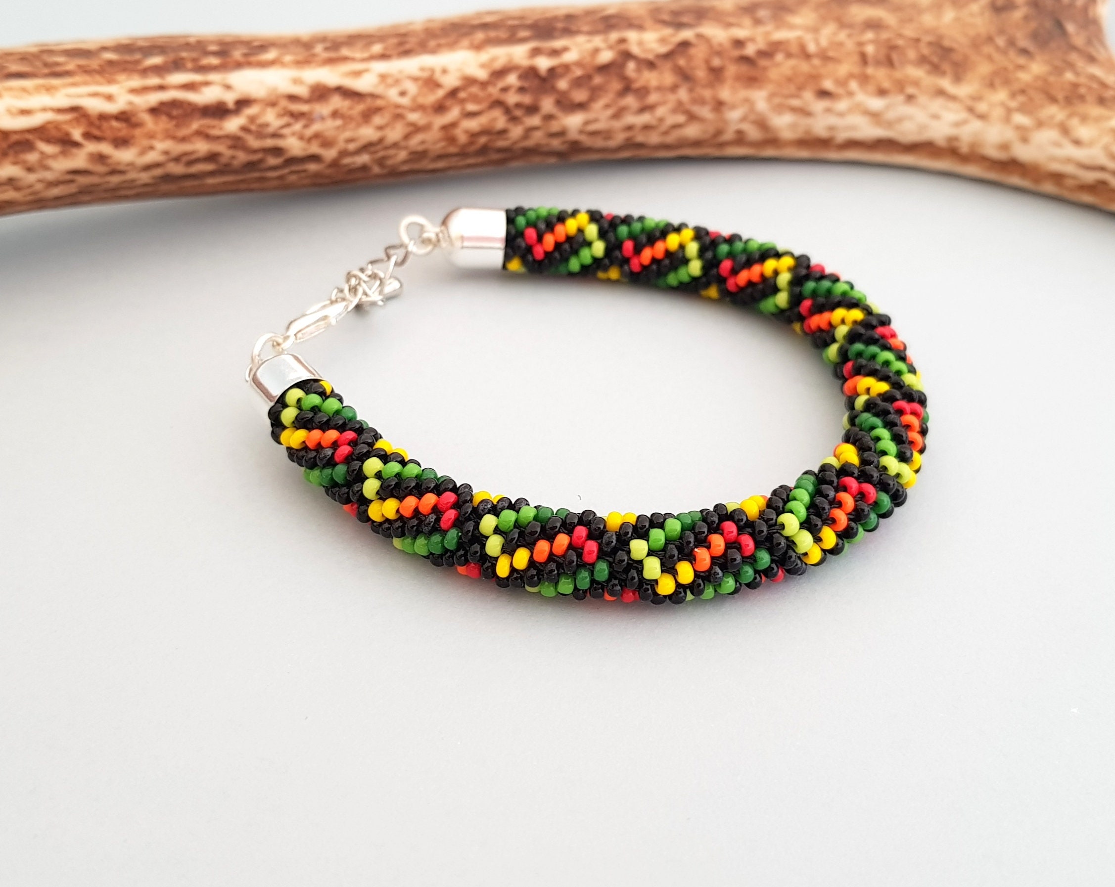 16 Strand Beaded Kumihimo Pattern Step by Step Full Tutorial Seed Bead ...
