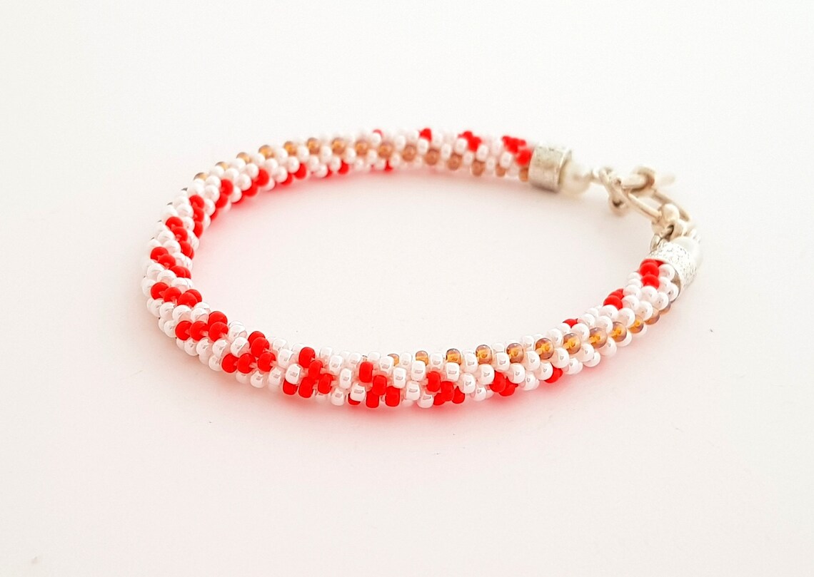 Beaded Kumihimo Pattern and Tutorial Instant Download Bead Layout 8 ...
