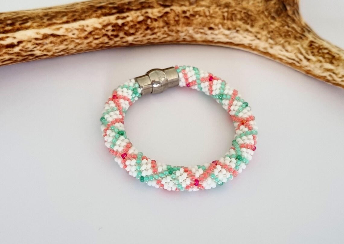 16 Strand Beaded Kumihimo Pattern and Tutorial PDF Instant Download ...