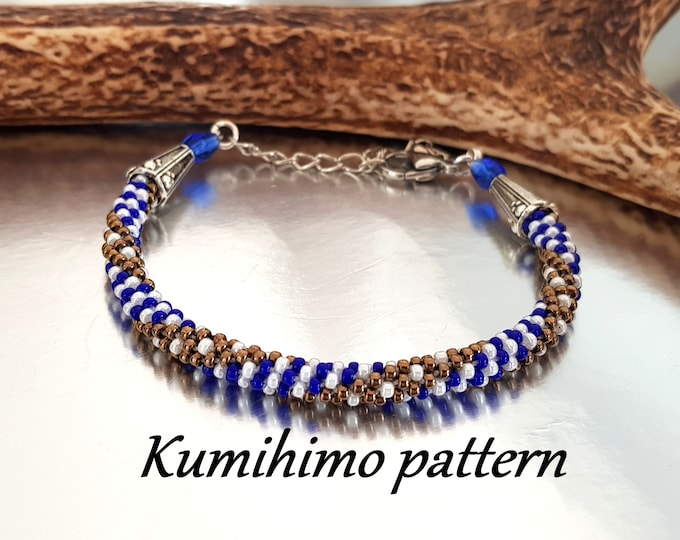 Kumihimo Bead Placement Mapping! - Eight Element Beaded Kongo Gumi ...