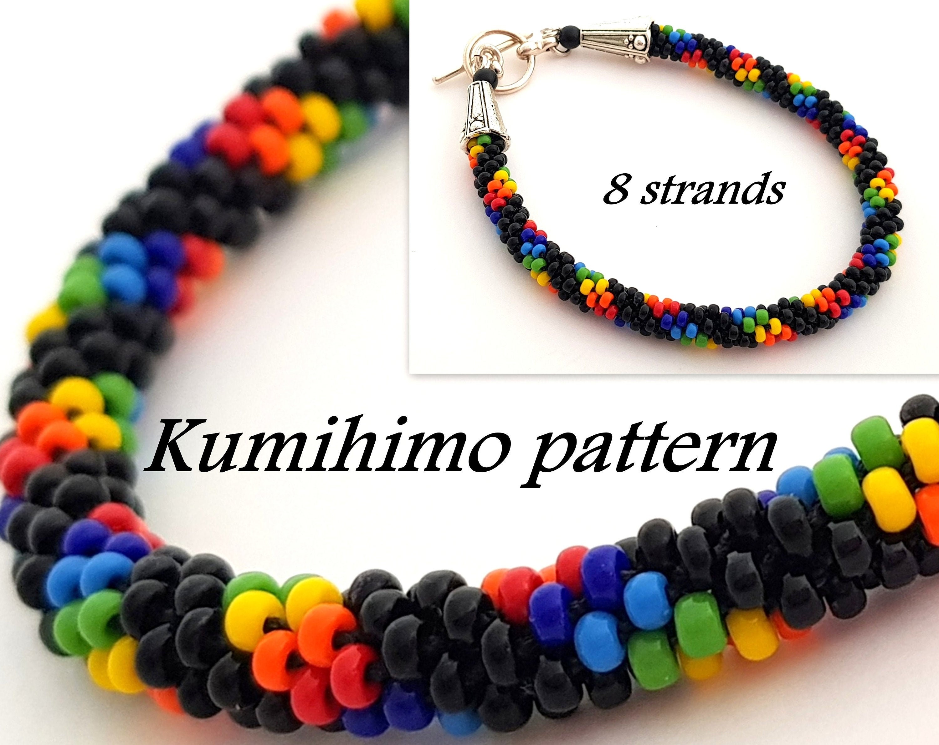 8 Strand Kumihimo Patterns