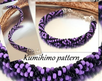 Kumihimo Pattern and Tutorial PDF Instruction Loading Chart | Etsy