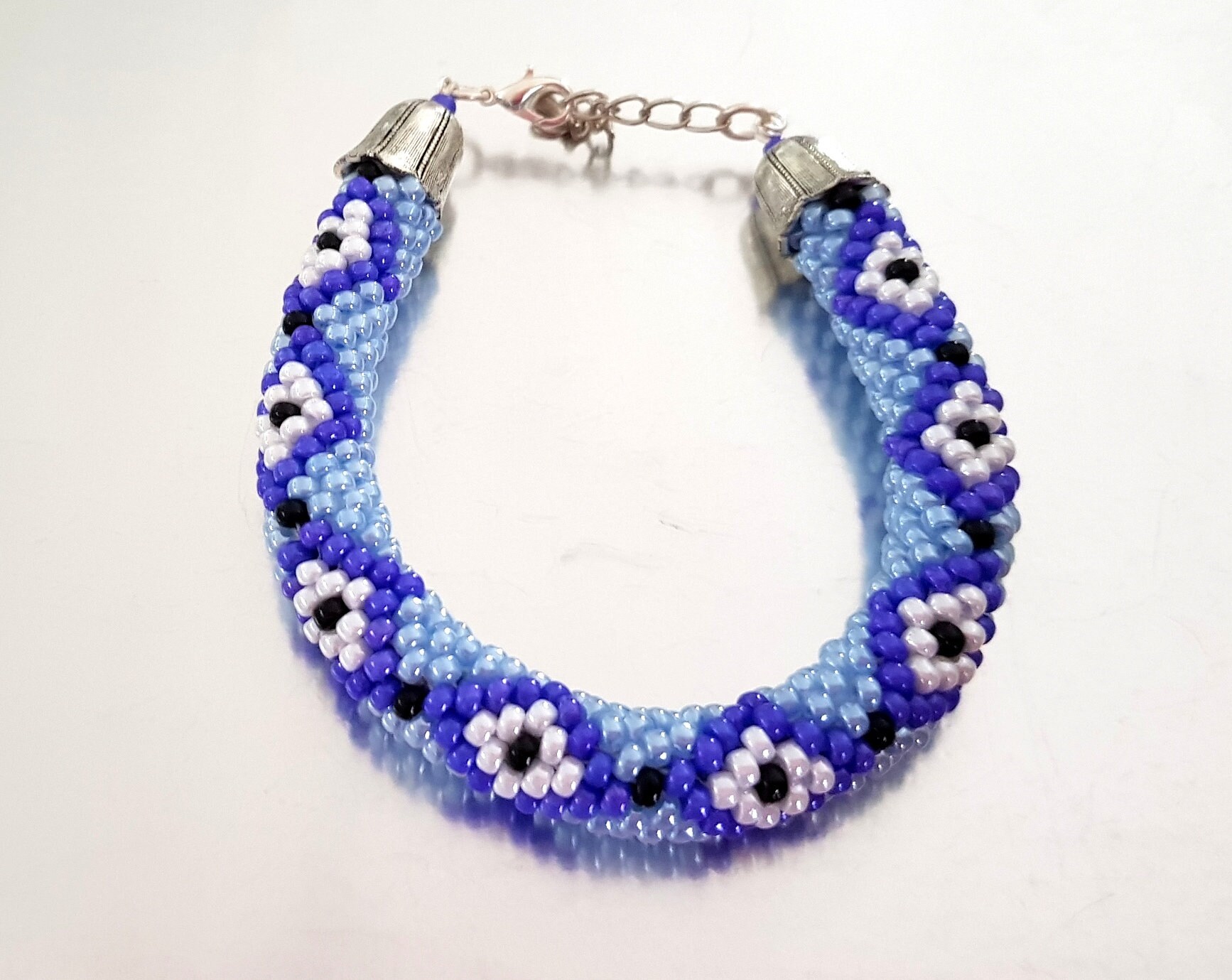16 Strand Beaded Kumihimo Bracelet Tutorial Pattern PDF Layout | Etsy