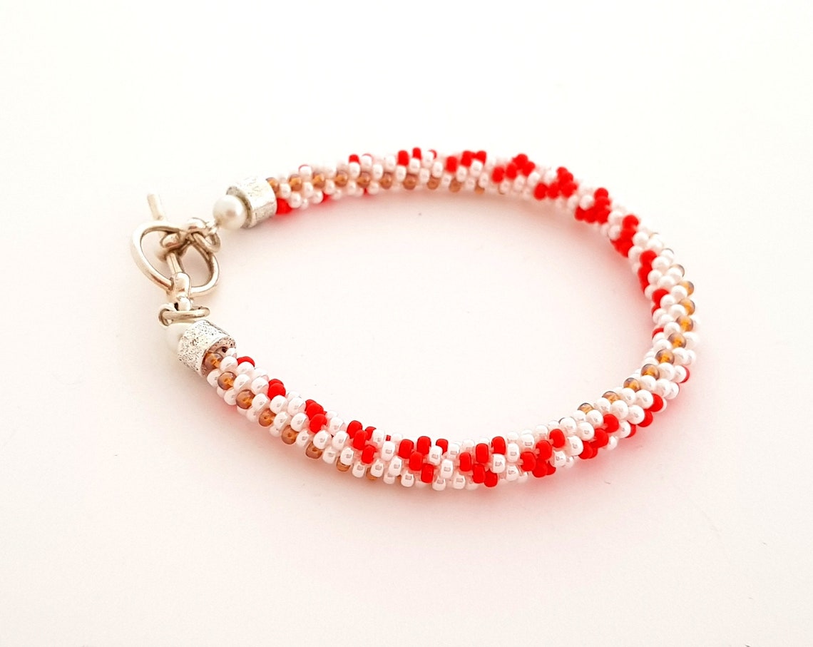 Beaded Kumihimo Pattern and Tutorial Instant Download Bead Layout 8 ...