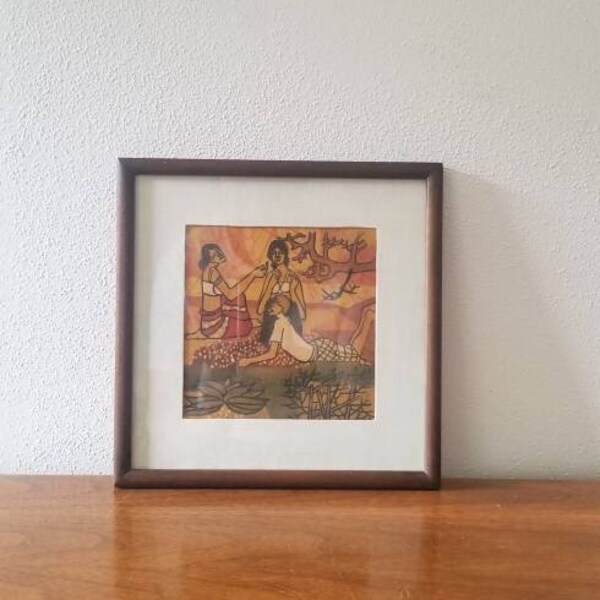 Framed Batik - Etsy