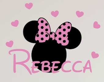 Minnie Mouse Name | Etsy