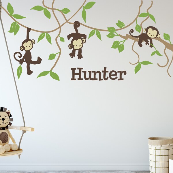 Nursery Name Decals - Etsy
