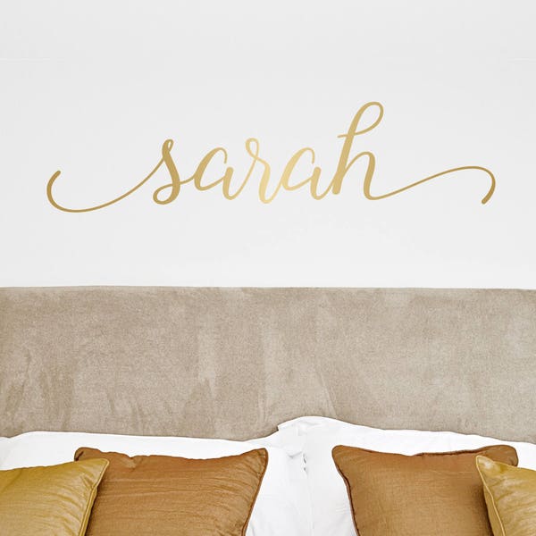 Custom Name Decal - Etsy