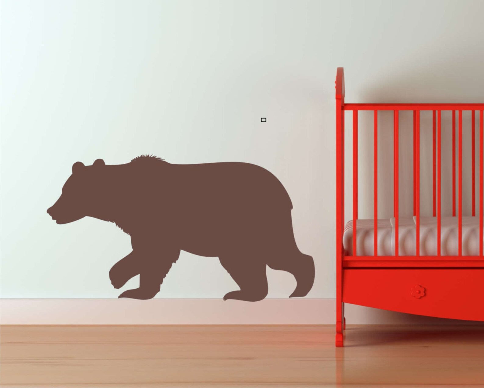 Large Woodland BEAR Decal Forest Critters Bear Vinyl Wall - Etsy