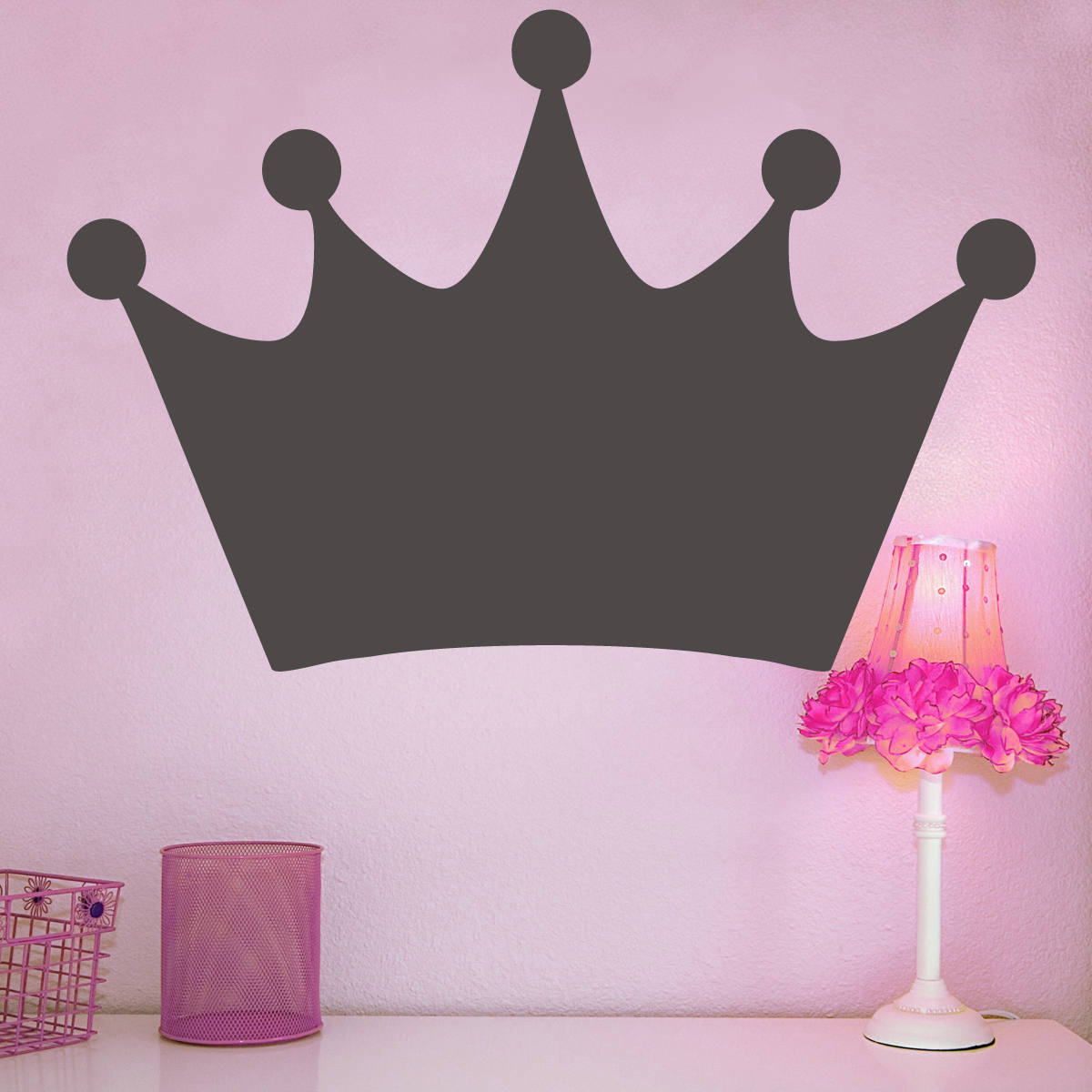 Personalized Princess Crown Vinyl Wall Decal Teen and Nursery Custom ...