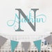 Fancy Name Decal Fancy Wall Decal Boy Wall Decal Vinyl Name - Etsy