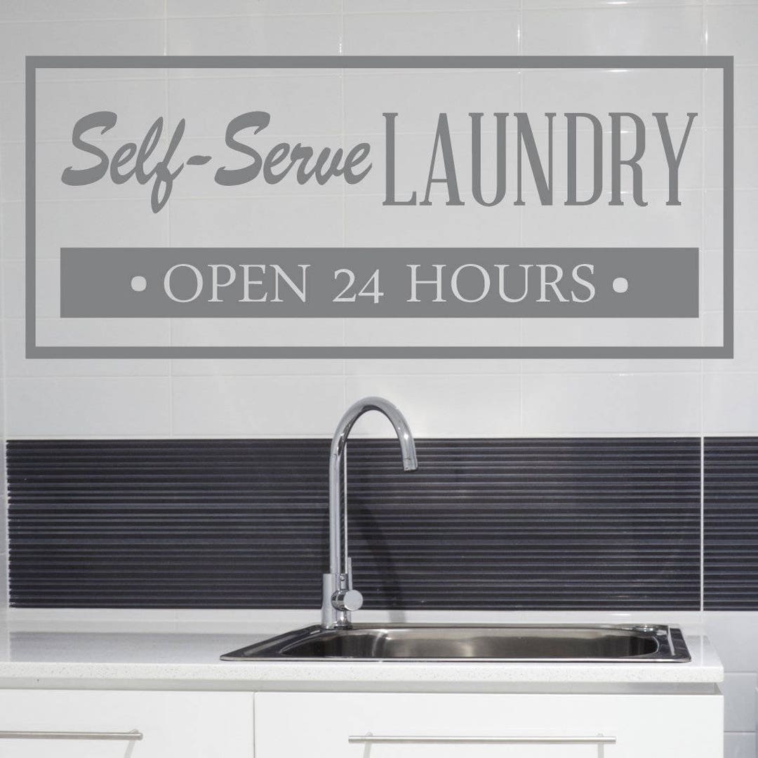 Laundry Wall Decal, Laundry Room Decor, Laundry Symbols, Laundry Room ...
