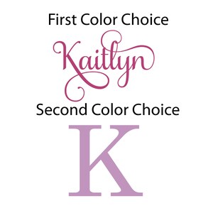 Any Name Fancy Wall Decal, Many Color Options, Gold Wall Decal, Dorm ...