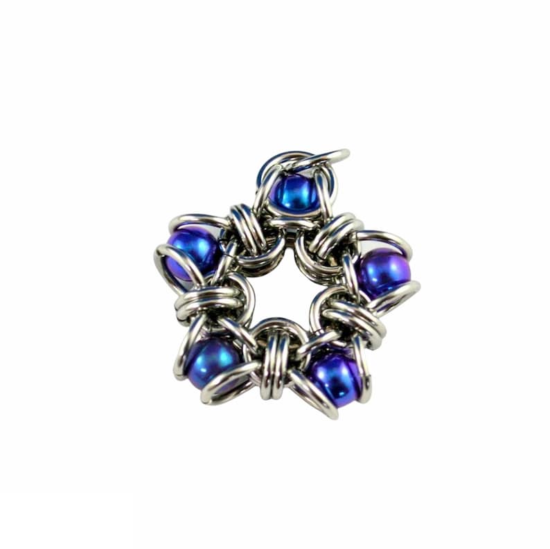 Chainmaille Tutorial - Pearl Star Capture - PDF - Etsy