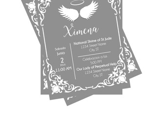 Angel invitation | Etsy