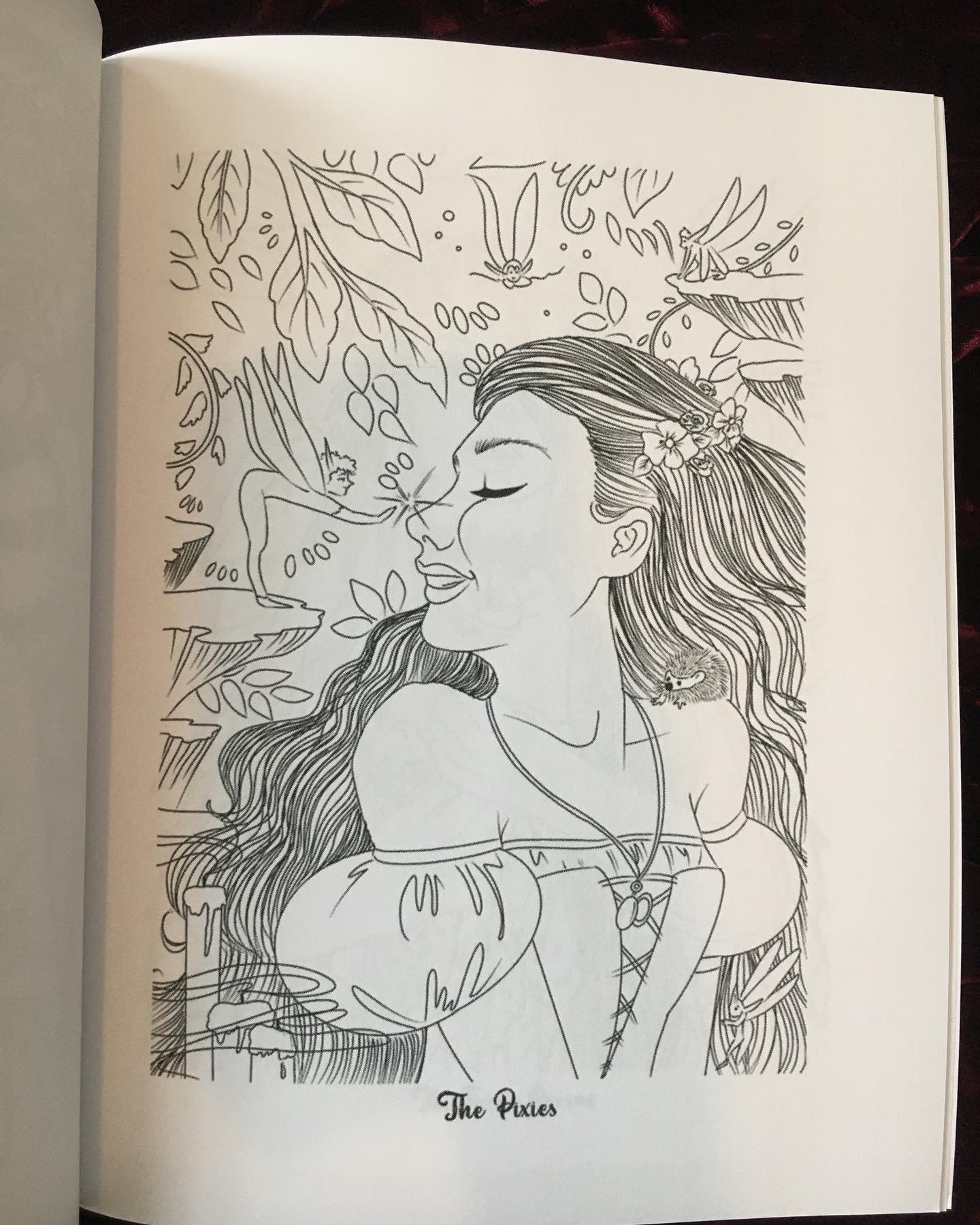 Faeries & Fables Coloring Book - Etsy