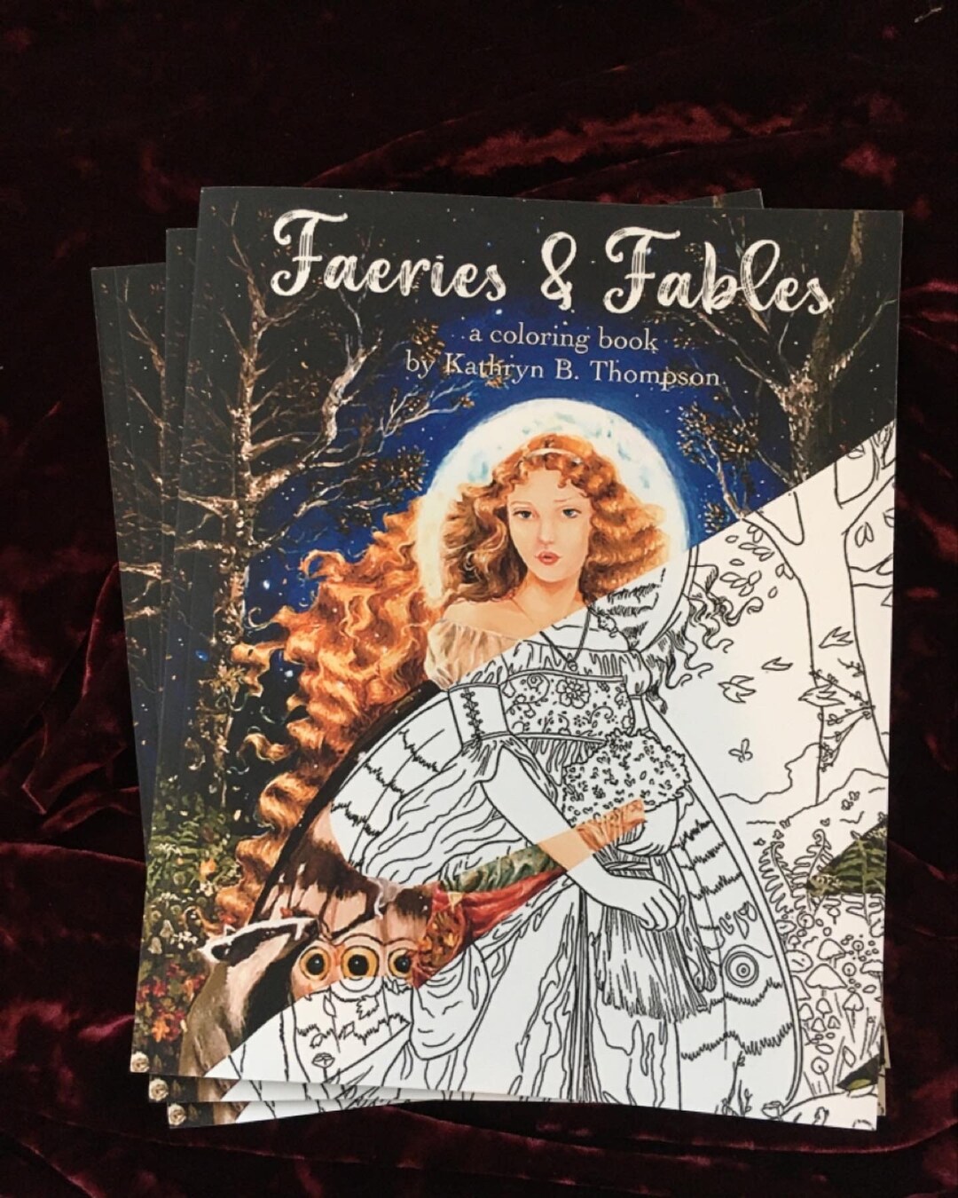 Faeries & Fables Coloring Book - Etsy