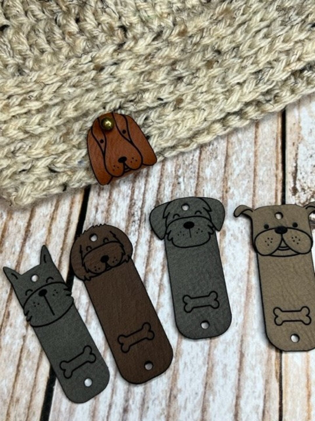 Dog Sewing Tag, Cute Dogs, Rivet Tags, No Sew Tags, Ultra Suede, Tag ...