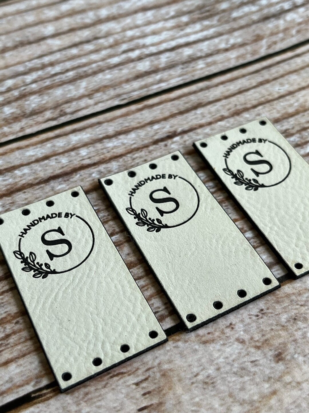 Faux Leather Tag, Custom Tag, Fabric Custom Tag, Personalized, Leather ...