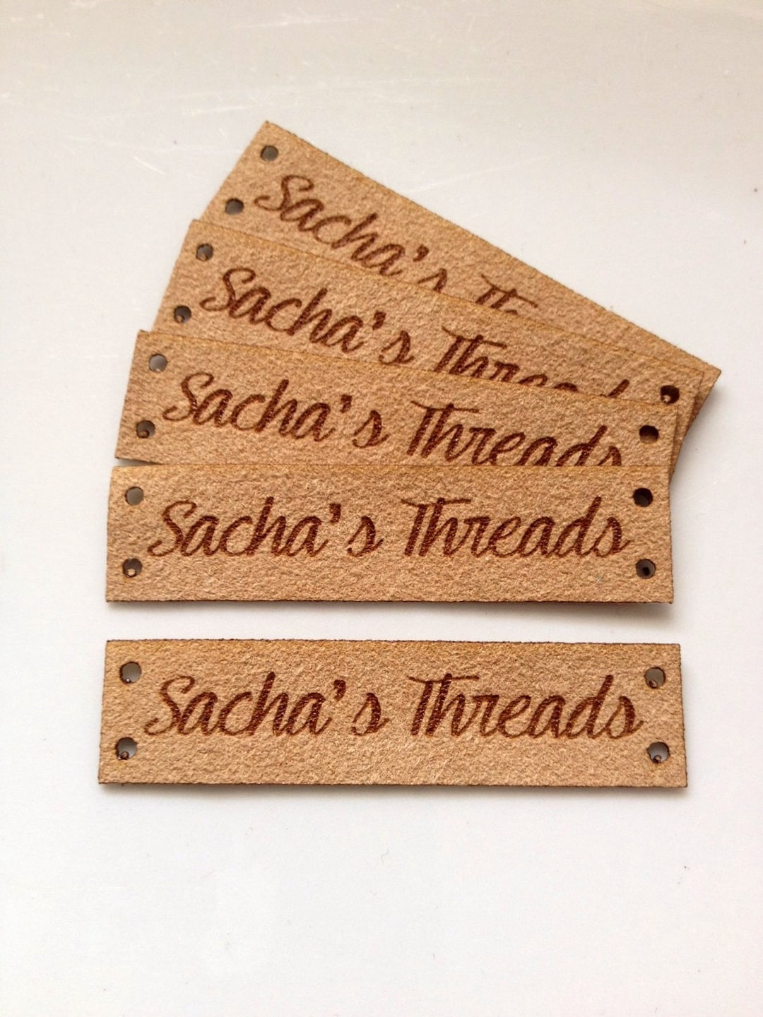 Custom Tag, Ultra Suede, Tag, Fabric Custom Tag, Personalized, Suede ...