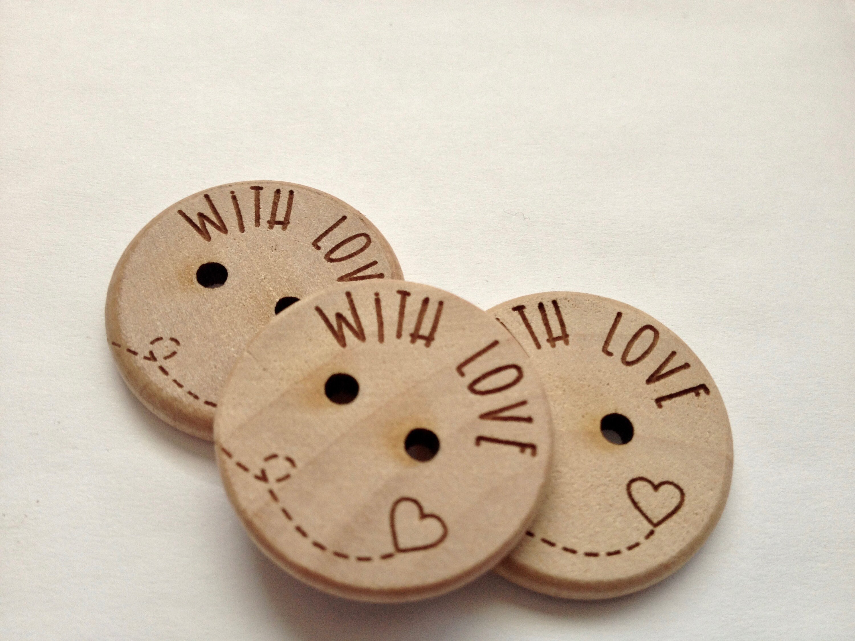 Custom button design personalized wood button engraved | Etsy