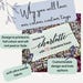 Colour Large Blanket Tag, Label for Blanket, Wedding Gift, Couple Name ...
