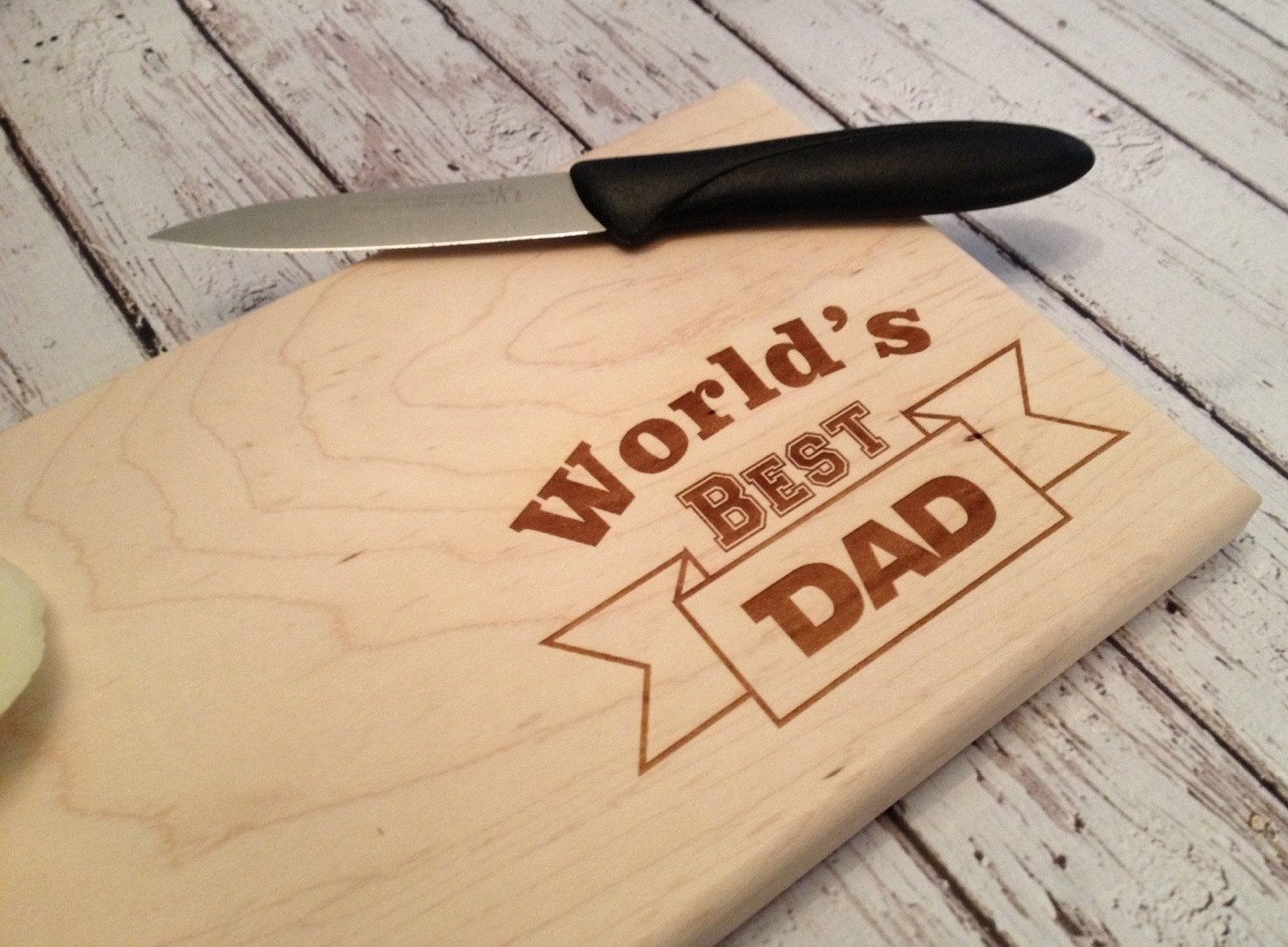 Dad Cutting Board Father's Day Gift Custom Engraved - Etsy